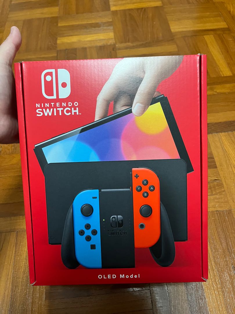 Nintendo switch oled neon, Video Gaming, Video Game Consoles, Nintendo ...