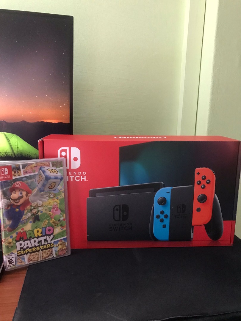 Nitendo Switch Gen2 Console BNIB with local warranty + mario superstars ...