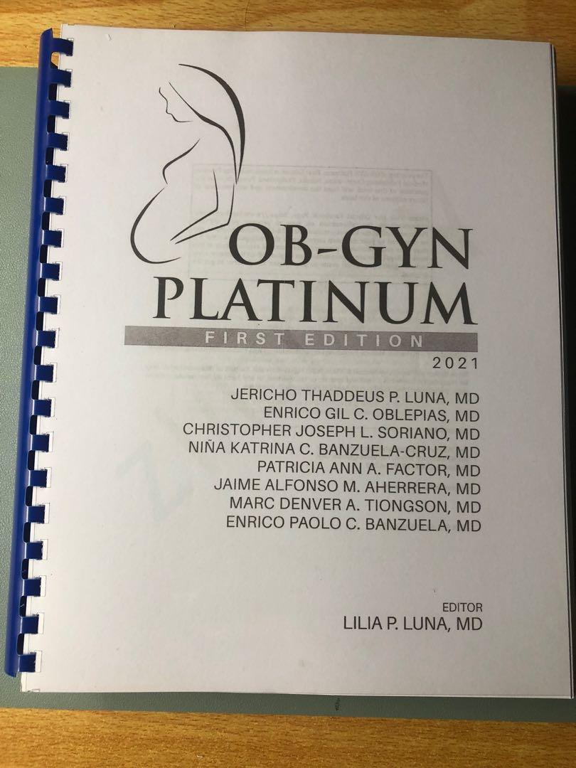 [SALE] OB-GYN Platinum, Hobbies & Toys, Books & Magazines, Textbooks on Carousell