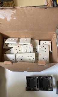 old switches and sockets, TV & Home Appliances, Electrical, Adaptors ...