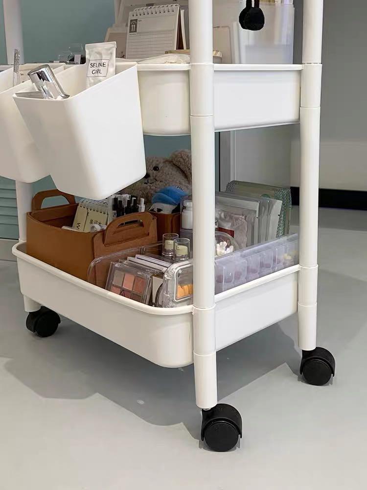 organise basket Trolley with compartments, Furniture & Home Living ...