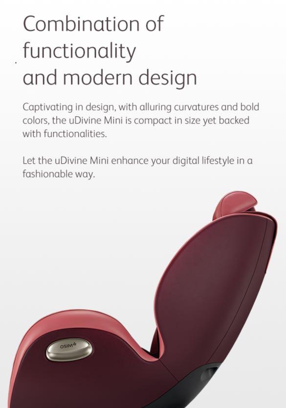 OSIM uDivine Mini Massage Sofa, Furniture & Home Living, Furniture ...