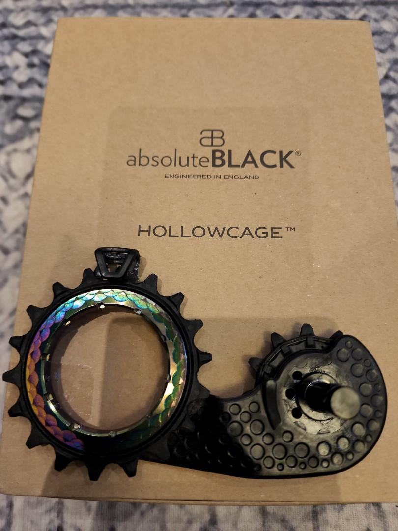 OSPW oversized pulley absolute black hollowcage - RAINBOW, Sports ...