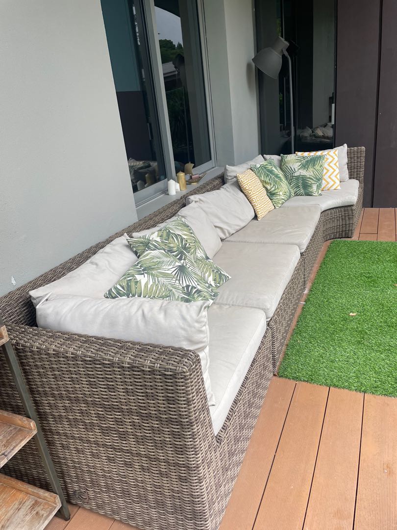 Outdoor sofa, Furniture & Home Living, Outdoor Furniture on Carousell