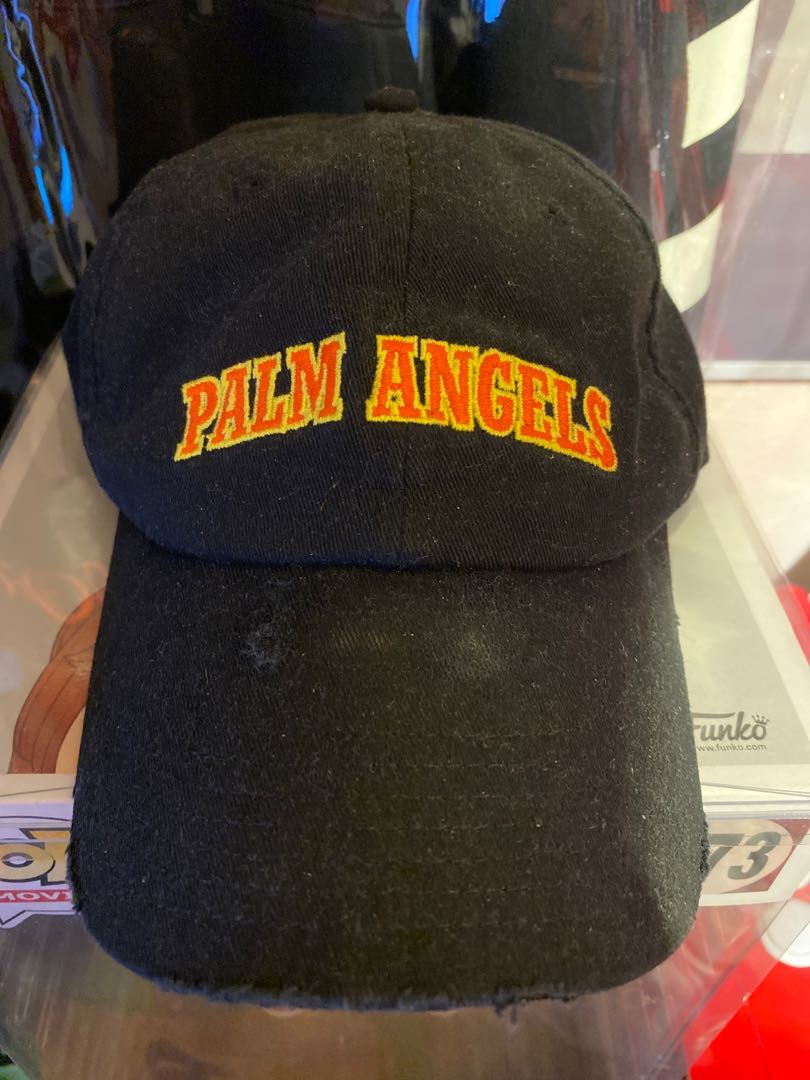 Palm Angels Classic Script Cap, Men's Fashion, Watches & Accessories ...