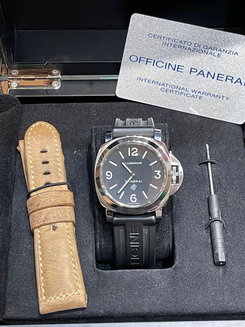Panerai Pam 000 Base Logo, Luxury, Watches on Carousell
