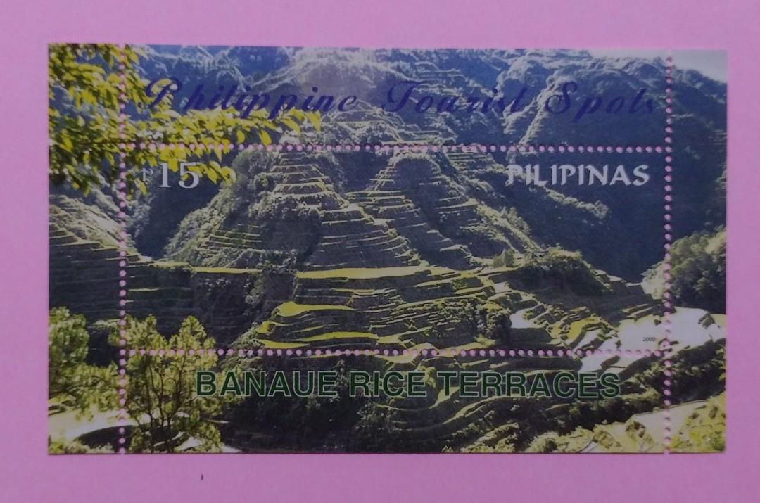 Philippines : Banawe Rice Terraces , souvenir sheet , mint, Hobbies ...