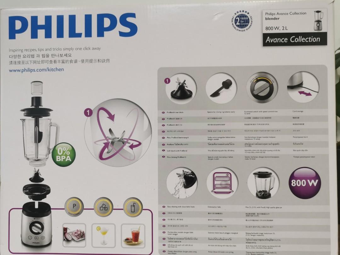 Philips Blender HR2096, TV & Home Appliances, Kitchen Appliances ...