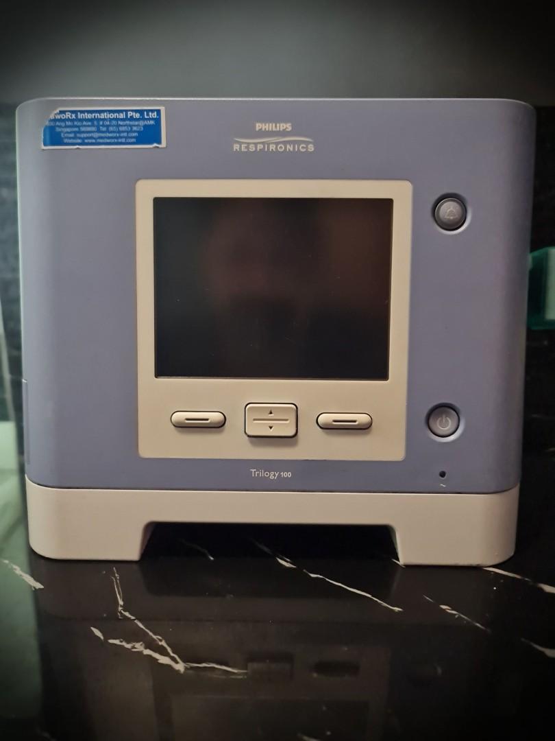 Philips Respironics Trilogy 100 (Bipap), Health & Nutrition, Medical ...