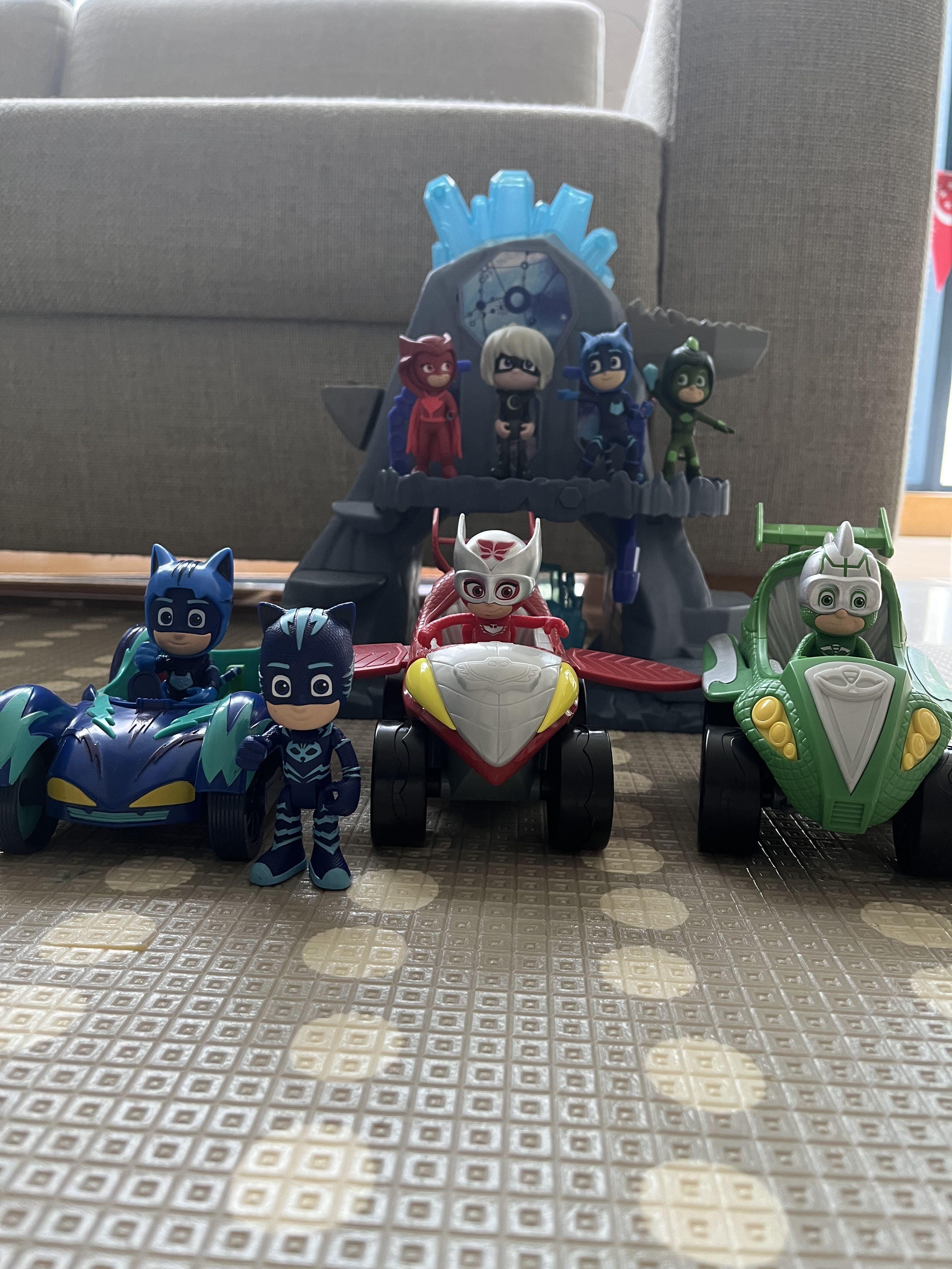 PJ masks - vehicles figurines and cave thing, Hobbies & Toys, Toys ...