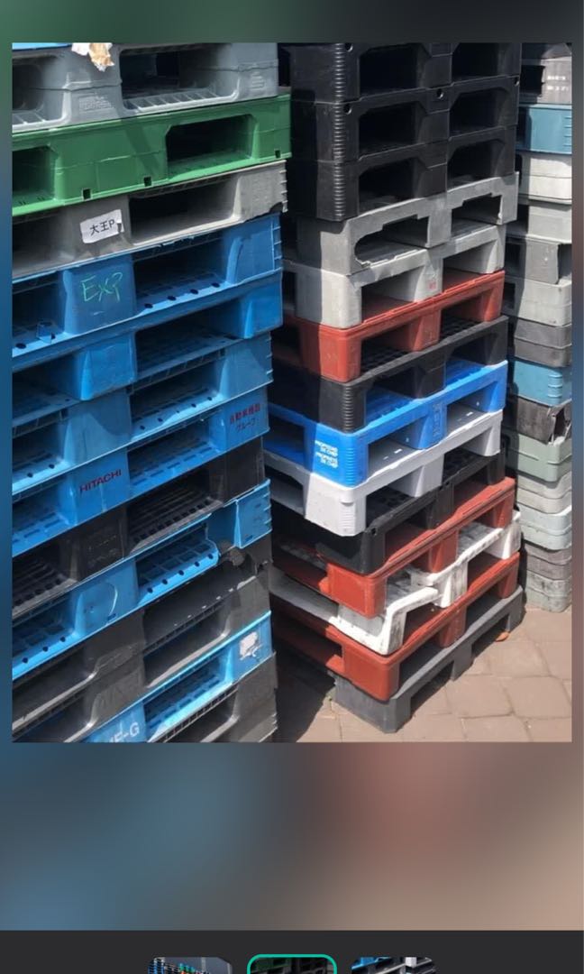 Plastic pallet (mix size), Furniture & Home Living, Outdoor Furniture ...