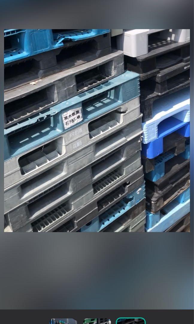 Plastic pallet (mix size), Furniture & Home Living, Outdoor Furniture ...