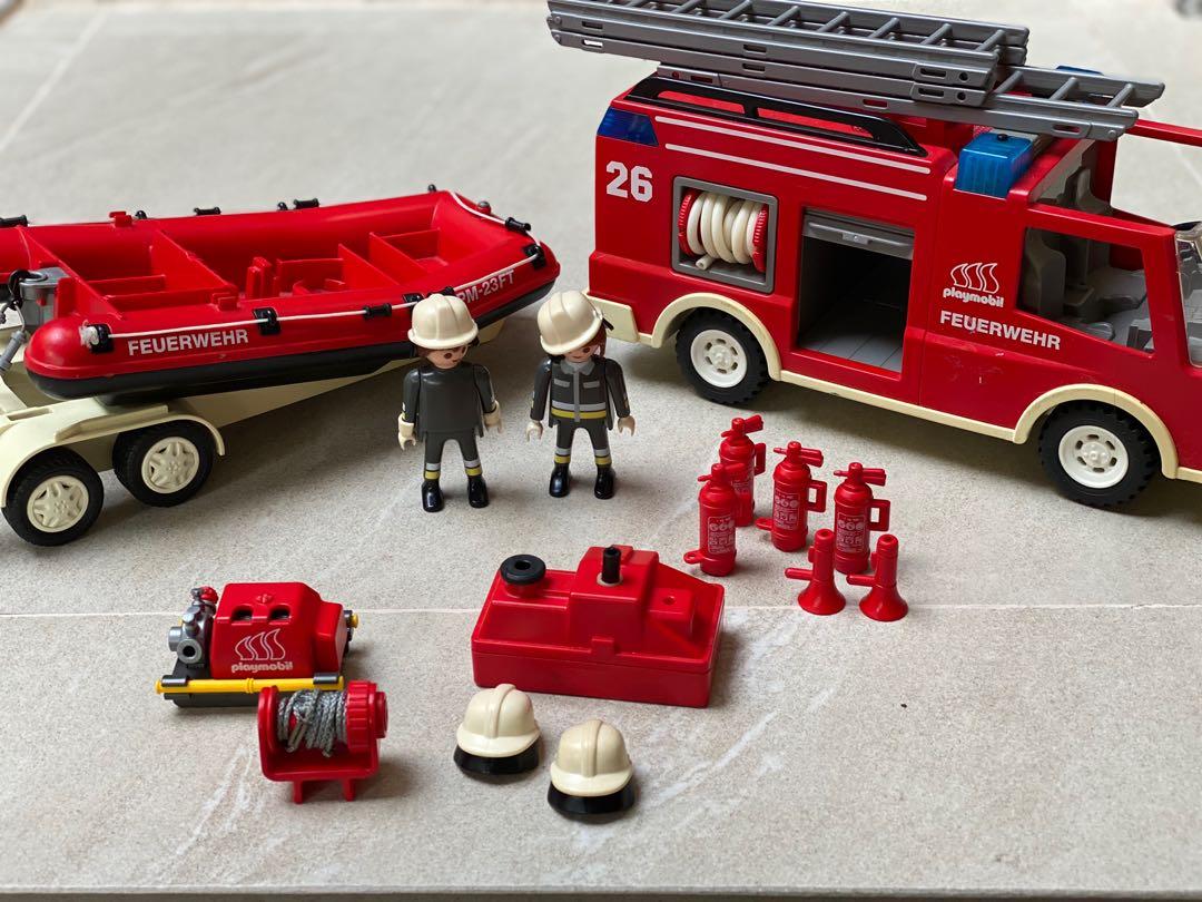 Playmobil Fire Engine Truck set, Hobbies & Toys, Toys & Games on Carousell