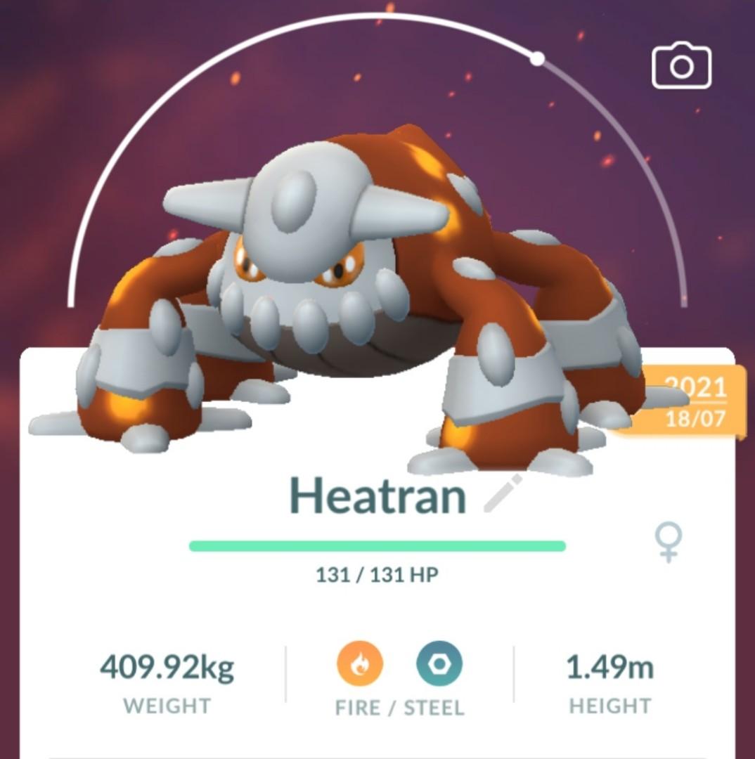 (free chansey) Pokemon Go Legendary Heatran pokemon trade service ...