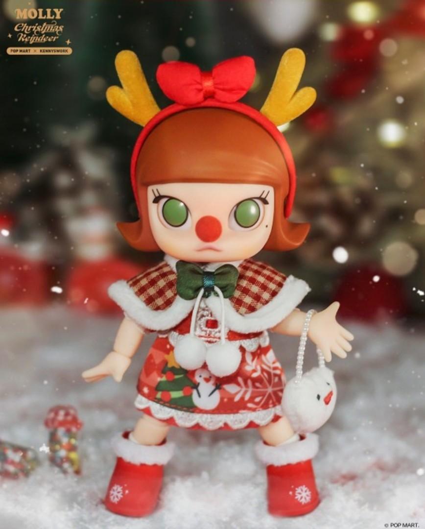 Popmart Christmas Reindeer Molly, Hobbies & Toys, Toys & Games on Carousell