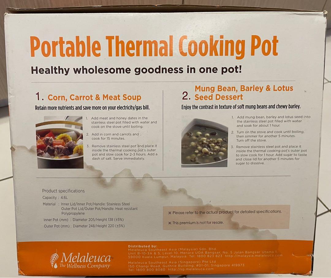 Portable Thermal Cooking Pot on Carousell