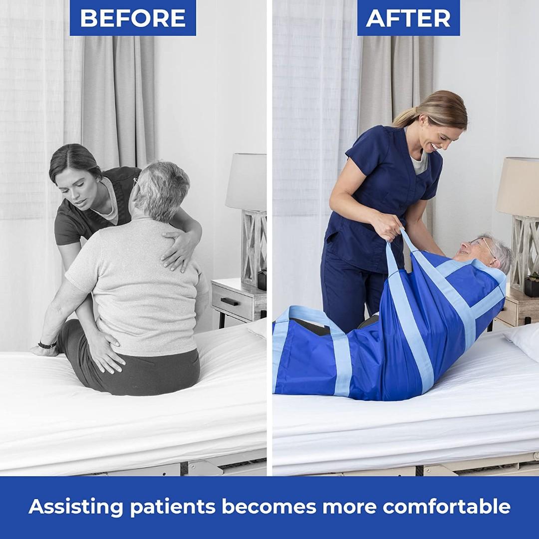 Positioning Bed Pad with Handles – Reusable & Washable Slide Sheet for ...