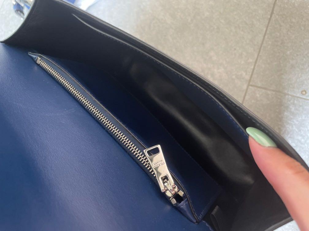 Rare Prada Elektra (Blue Calfskin/Crocodile), Women's Fashion, Bags ...