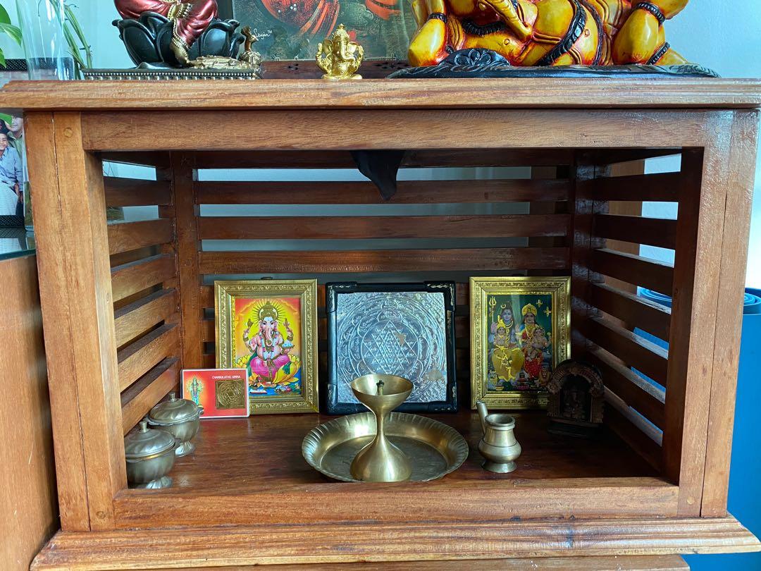 Praying Altar - Pooja Mandir, Furniture & Home Living, Furniture, Other ...