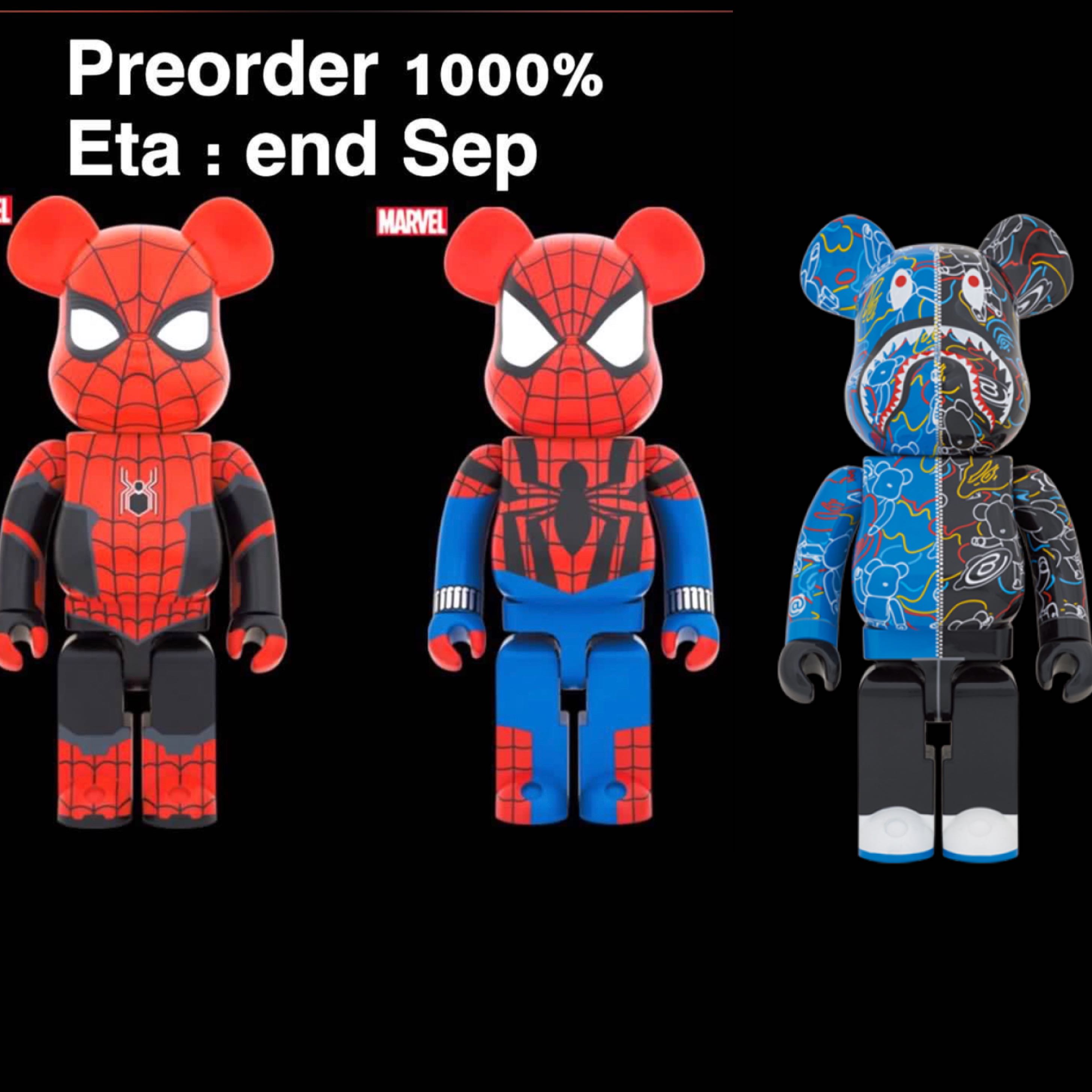(Preorder) Spiderman Upgraded Suit Ben Reilly Bape Line Camo Shark 1000 ...