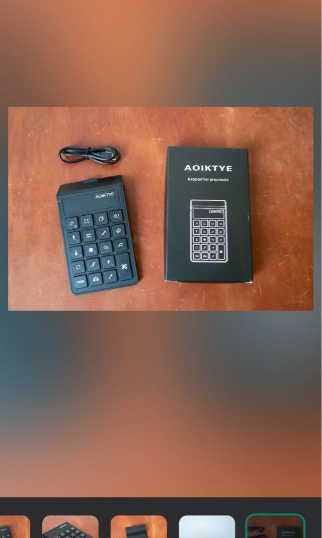Aoikyte Procreate keypad shortcut, Computers & Tech, Parts ...