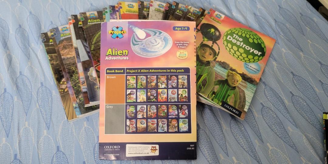 Project X Alien Adventures Set 1 & 2, 興趣及遊戲, 書本 & 文具, 小朋友書 - Carousell