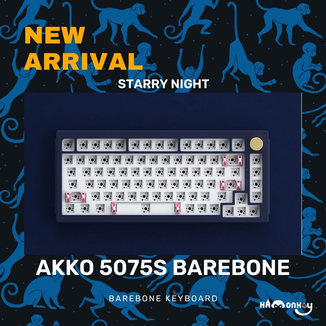 READY STOCK NEW AKKO 5075S BAREBONE DIY STARRY NIGHT RGB Keyboard ...