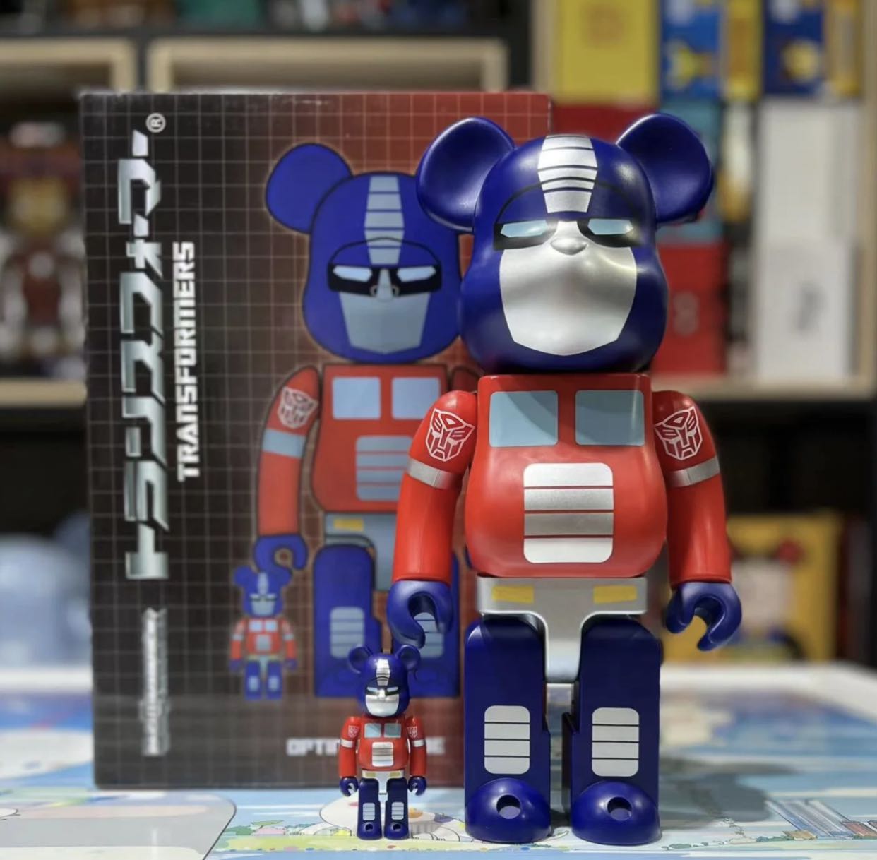 [Ready Stock]Bearbrick Transformers Optimus Prime 100% + 400% Set ...