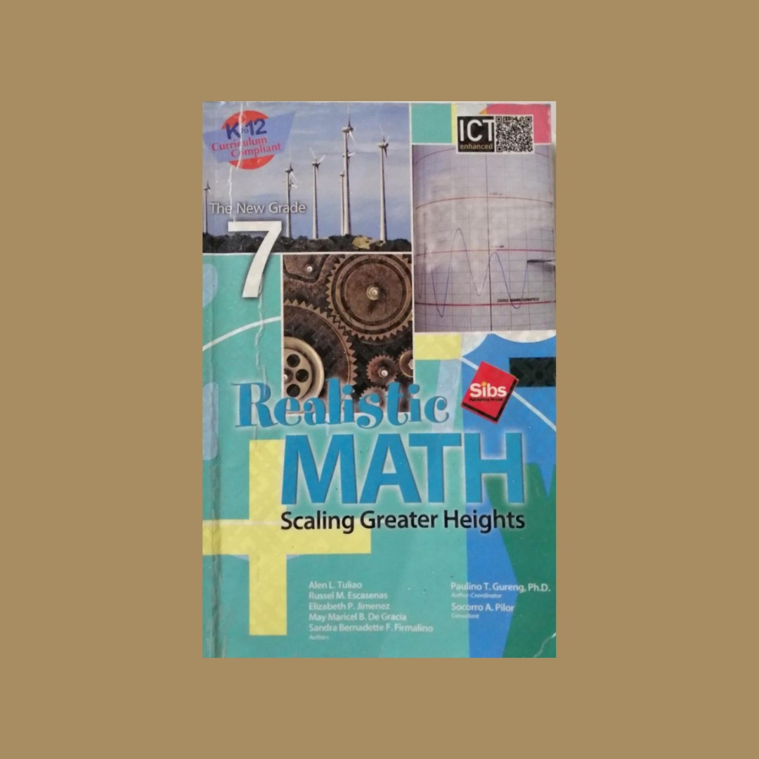 REALISTIC MATH 7 (GRADE 7 BOOK), Hobbies & Toys, Books & Magazines ...