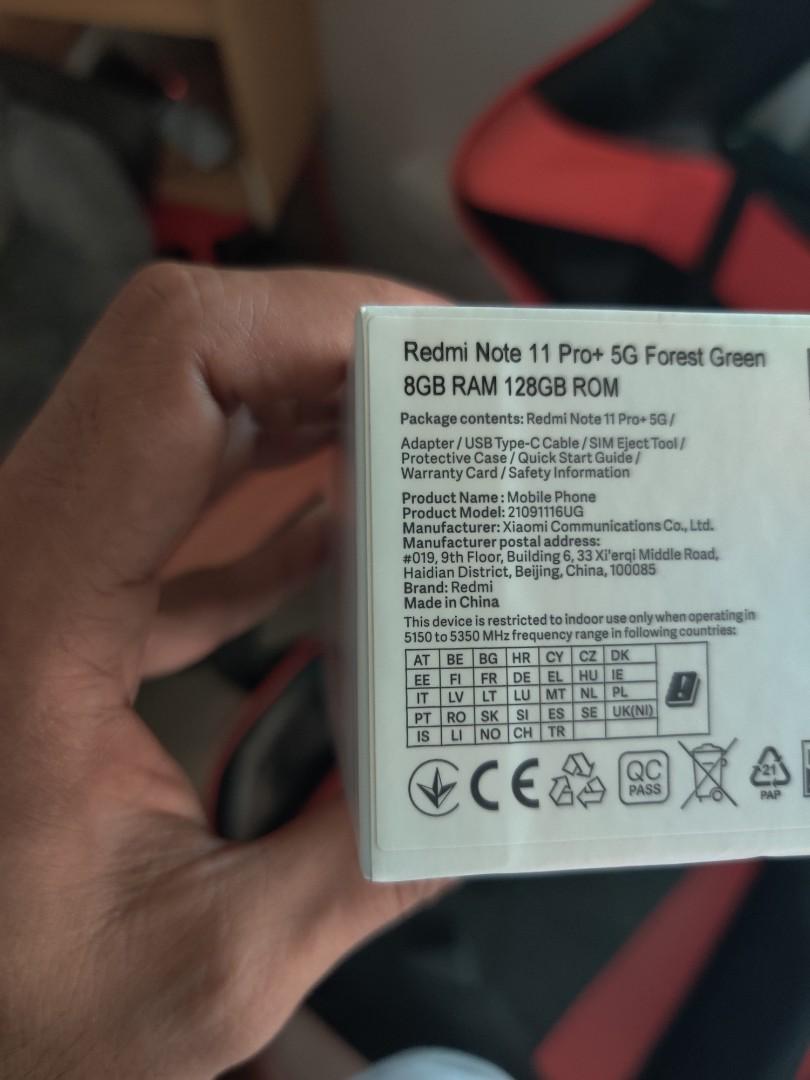 Redmi Note 11 Pro+ 5G, RAM 8GB + 3GB (Extendable), 128GB Storage ...