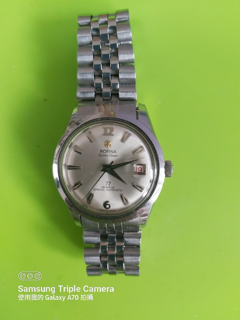 Rofina Golden Flower 77 Jewels, Luxury, Watches on Carousell