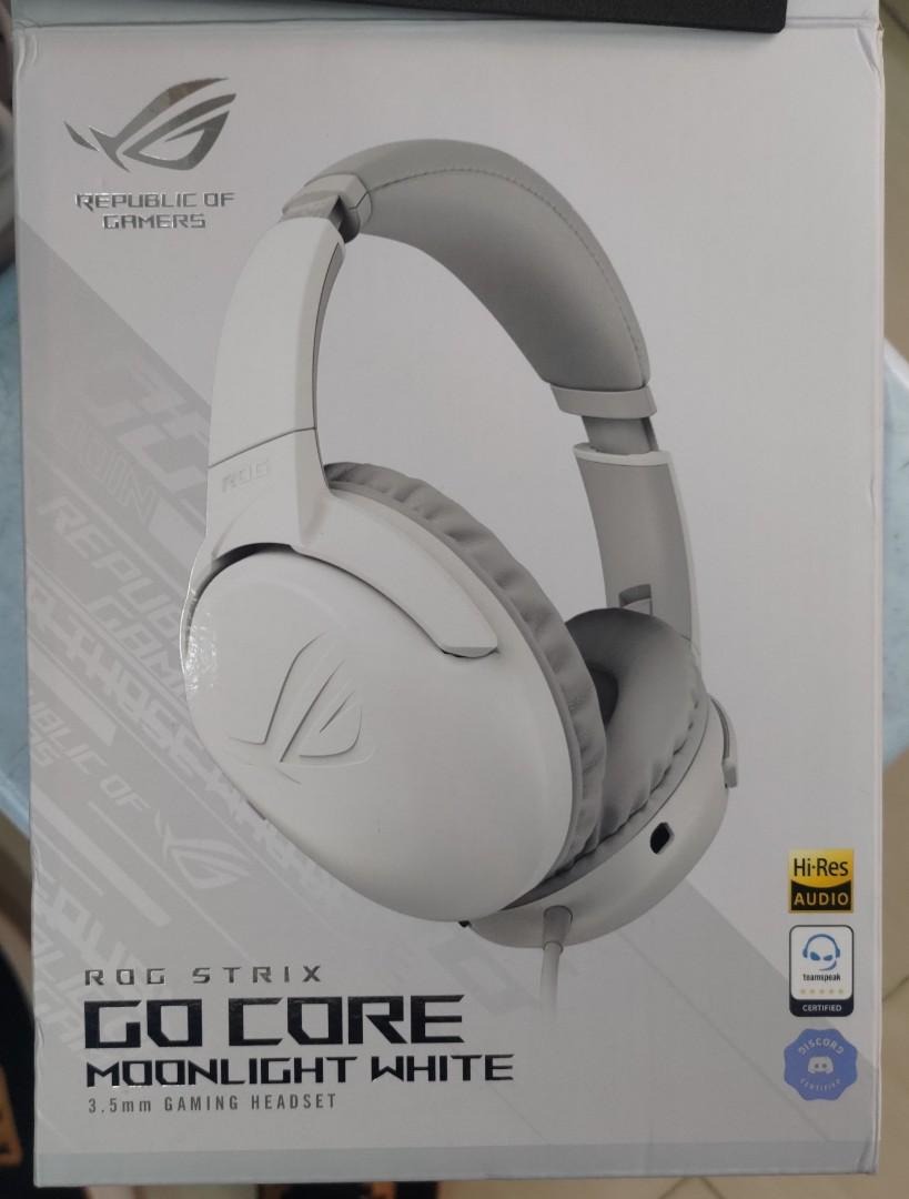 ROG Strix Go Core Moonlight White HEADSET, Audio, Headphones & Headsets ...