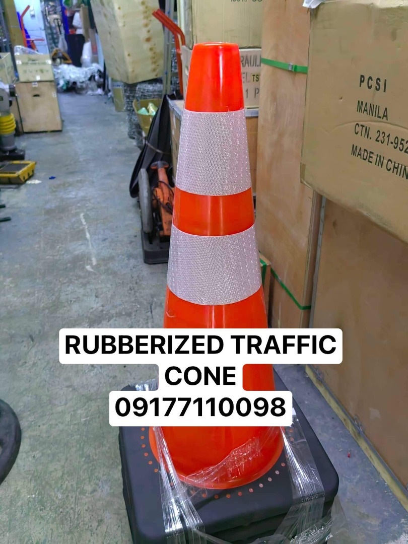 Rubberized Traffic Cone, Commercial & Industrial, Construction Tools ...