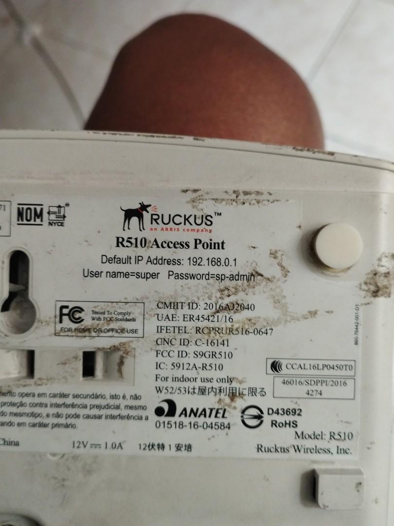 Ruckus R510, Computers & Tech, Parts & Accessories, Networking on Carousell