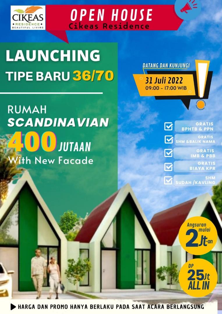 Rumah murah promo Merdeka di Cikeas Bogor, Properti, Dijual di Carousell