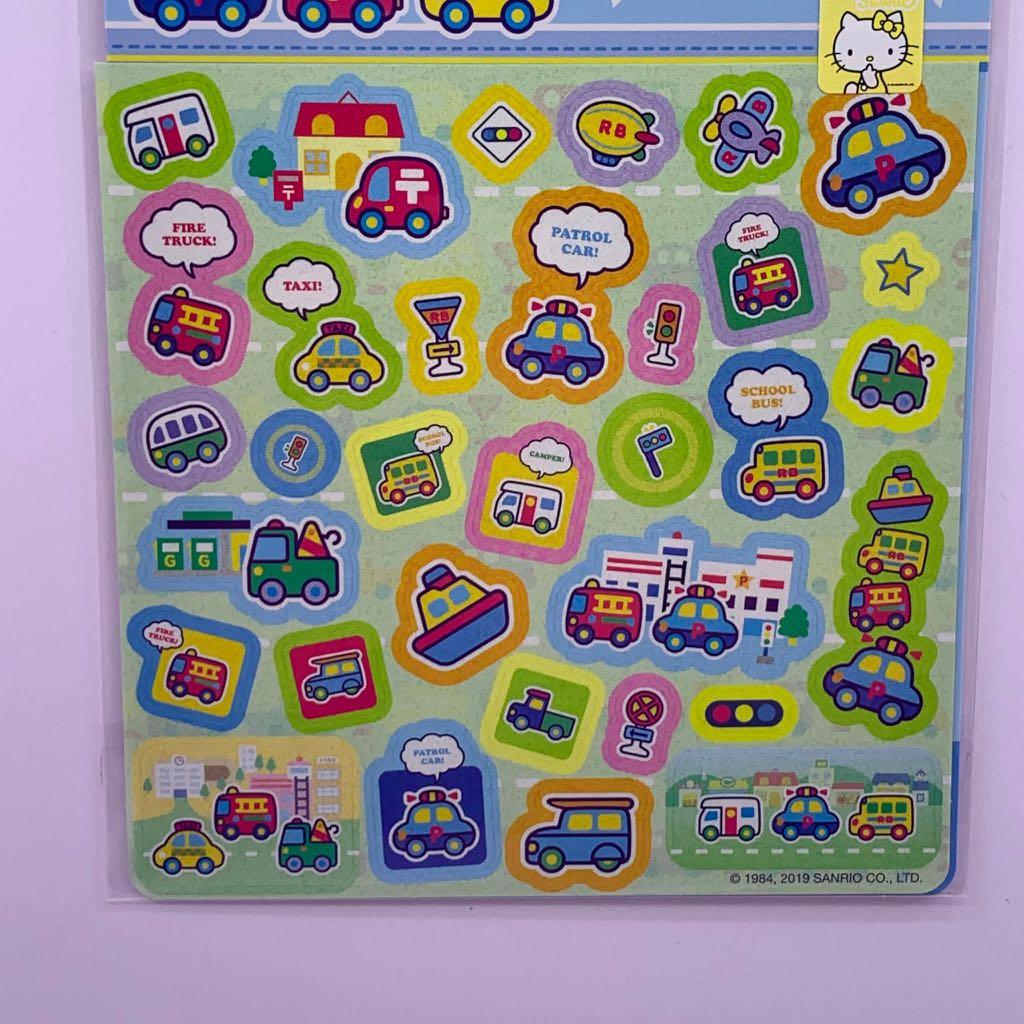 Sanrio The Runabouts 呠呠車 車仔 sticker 貼紙, 興趣及遊戲, 手作＆自家設計, 文具 - Carousell