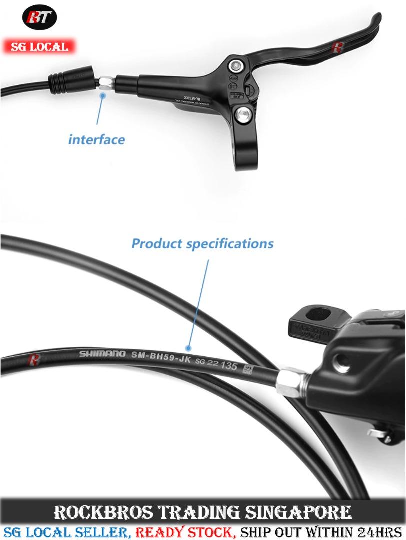 Shimano MT200 hydraulic brake with pad bled and ready to use, Sports ...