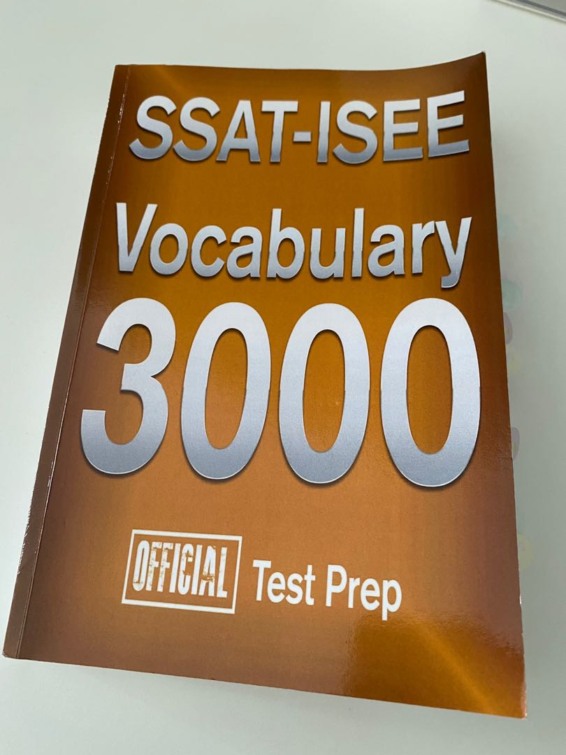 SSAT-ISEE Vocabulary 3000, 興趣及遊戲, 書本 & 文具, 書本及雜誌 - 補充練習 on Carousell