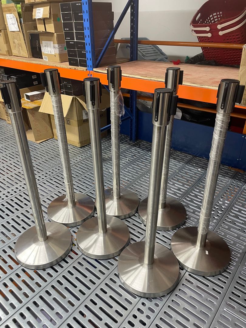 Stainless Steel Queue Stands, Everything Else on Carousell