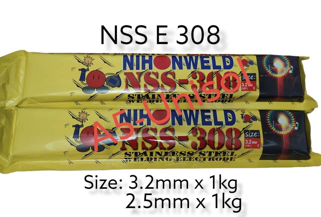 stainless welding rod NSS 308 size: 3.2mm & 2.5mm, Commercial ...
