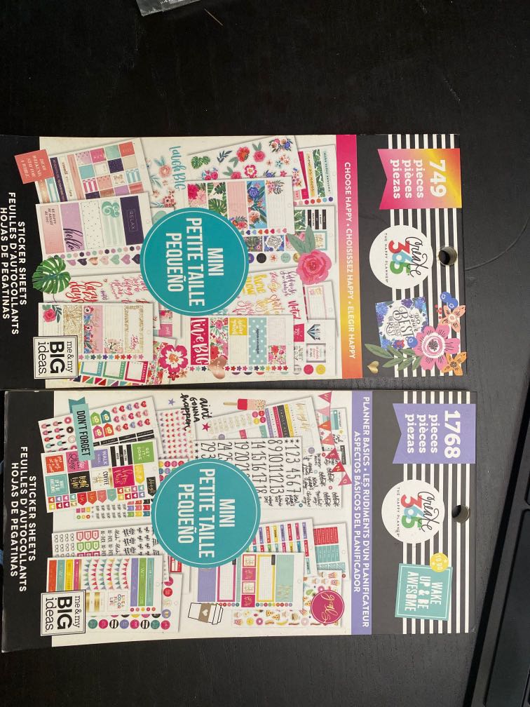 Stickers- Create 365 Happy Planner, Hobbies & Toys, Stationery & Craft ...