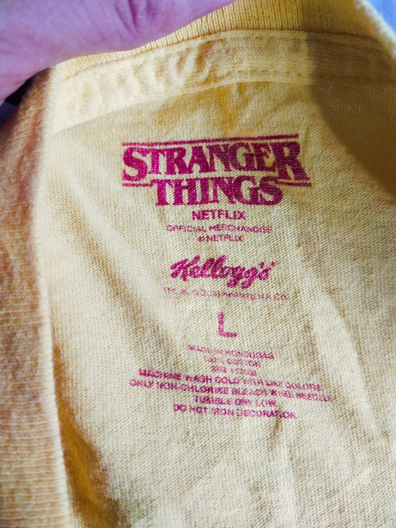 Stranger Things Official Merch, Men's Fashion, Tops & Sets, Tshirts ...