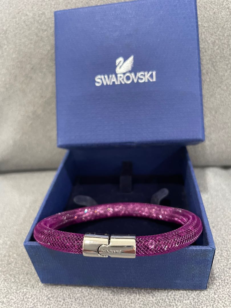 Swarovski Stardust Bracelet, Women's Fashion, Jewelry & Organisers ...