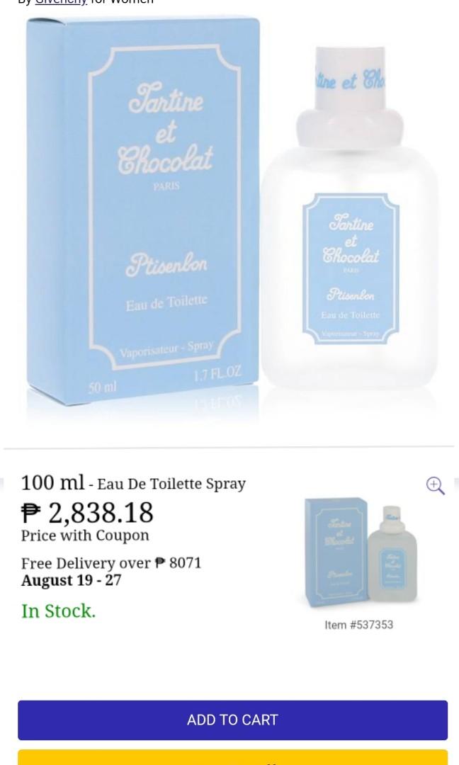 Tartine et Chocolat Perfume, Beauty & Personal Care, Fragrance ...