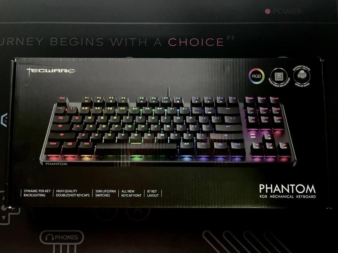 Tecware Phantom 87 RGB - Outemu Blue (Hotswappable), Computers & Tech ...