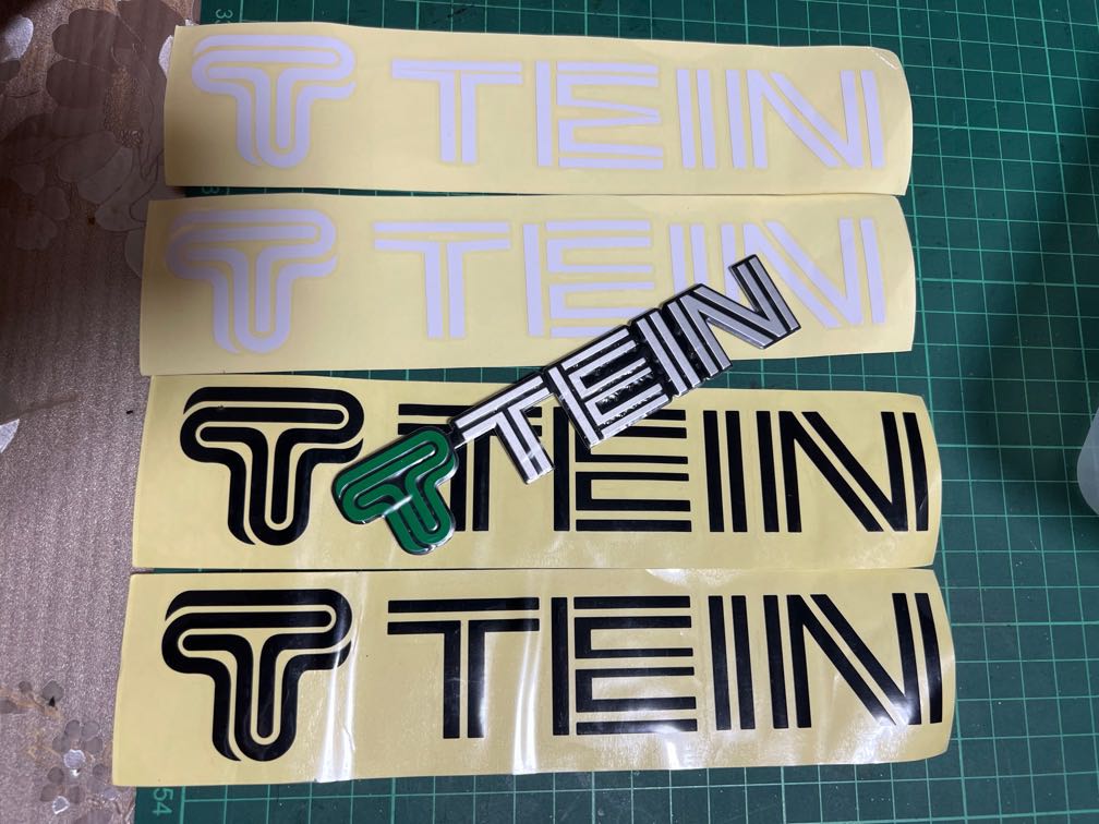 Tein emblem and Stickers original, Car Accessories, Car Plates on Carousell