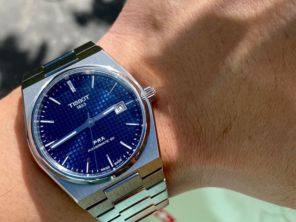 Tissot PRX Automatic Blue Dial, Luxury, Watches on Carousell