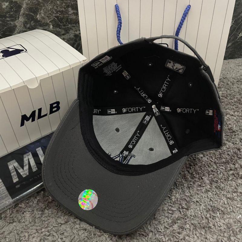 Topi MLB x New Era Army Grey, Barang Mewah, Aksesoris di Carousell