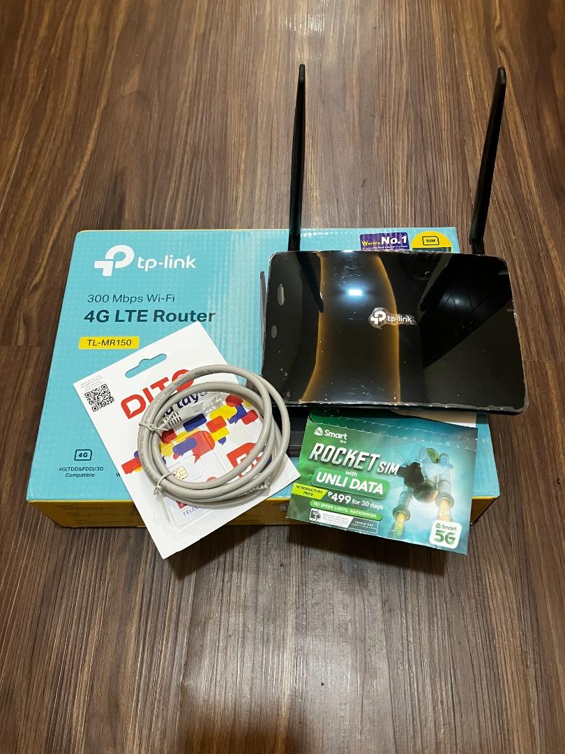 TP-LINK TL-MR150 4G LTE Router, Computers & Tech, Parts & Accessories ...