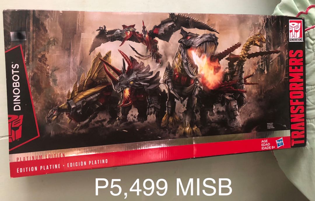 Transformers generations DINOBOTS slog slug strafe snarl Grimlock ...